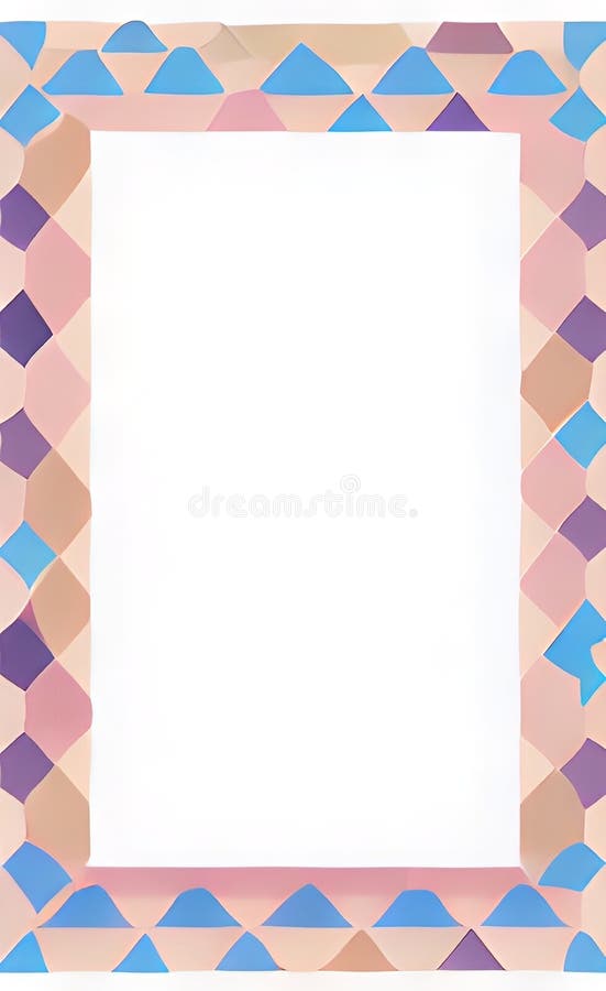 Frame for Photo or Congratulation Stock Illustration - Illustration of ...