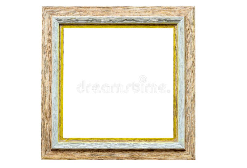 Photo Frame or Picture with Copy Space on a White Isolated Background ...