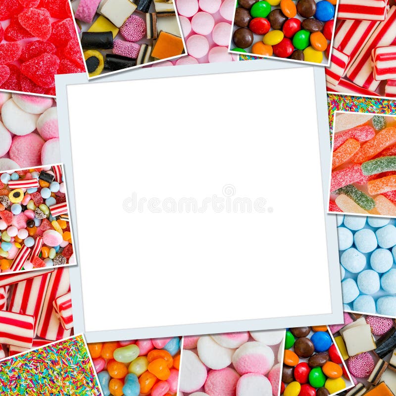 Frame photos of candy stock image. Image of marmalade - 54353877