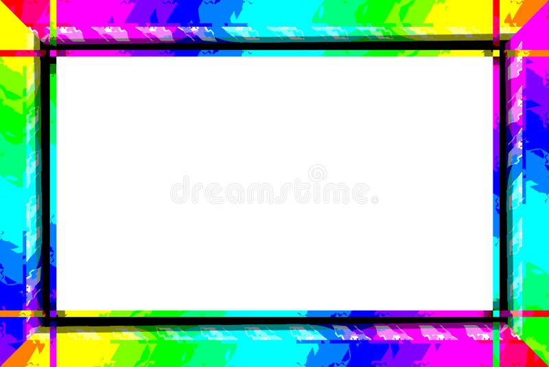 Frame for Placing Text or Announcements Stock Illustration ...
