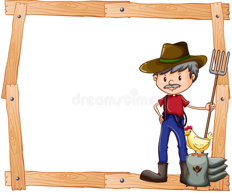 Farmer theme image 1 stock vector. Illustration of look - 34108490