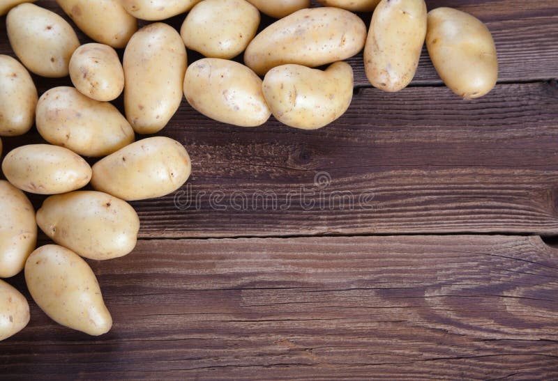 Frame of Potatoes on Old Wood I Stock Image - Image of potatoes, bulbs ...