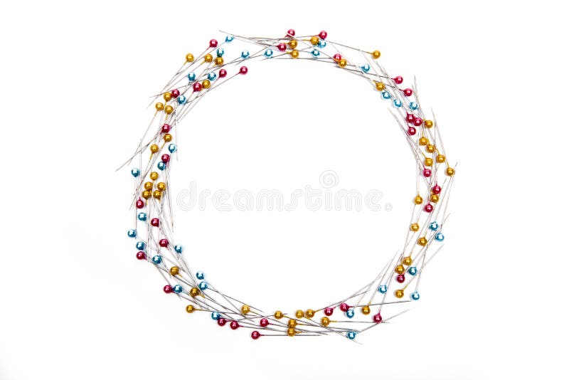 Frame of push pin stock image. Image of supplies, multi - 101919085