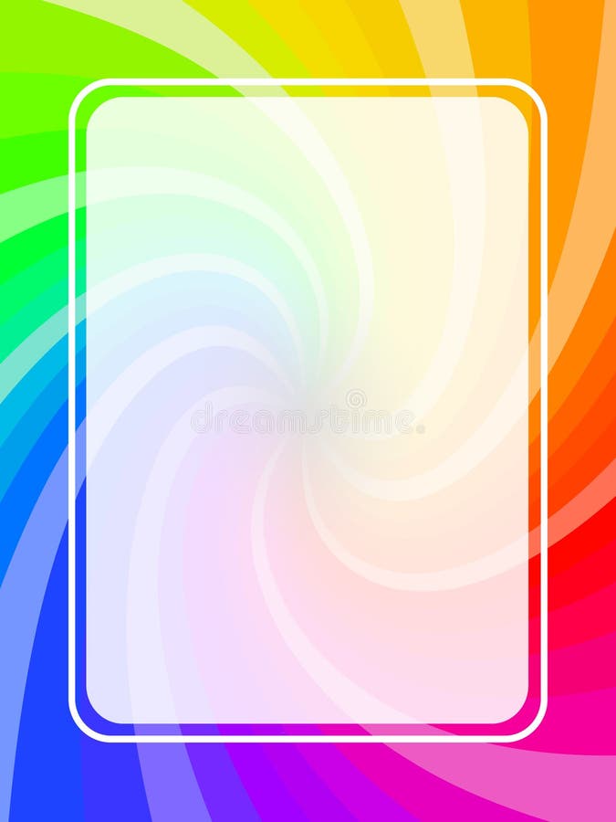 Frame rainbow stock vector. Illustration of green, multi - 16806902