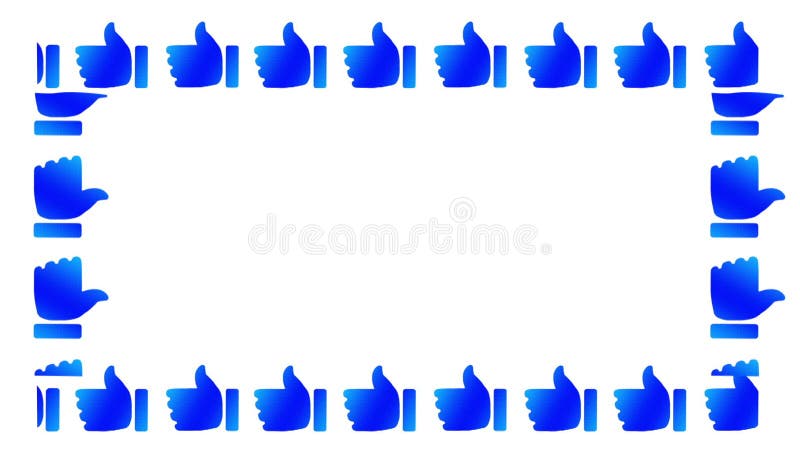 Frame from Reactions Like on a Green Background. Minimalistic ...