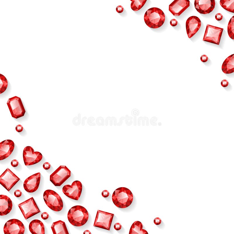 Jewel Gemstones Border Stock Illustrations – 149 Jewel Gemstones Border ...