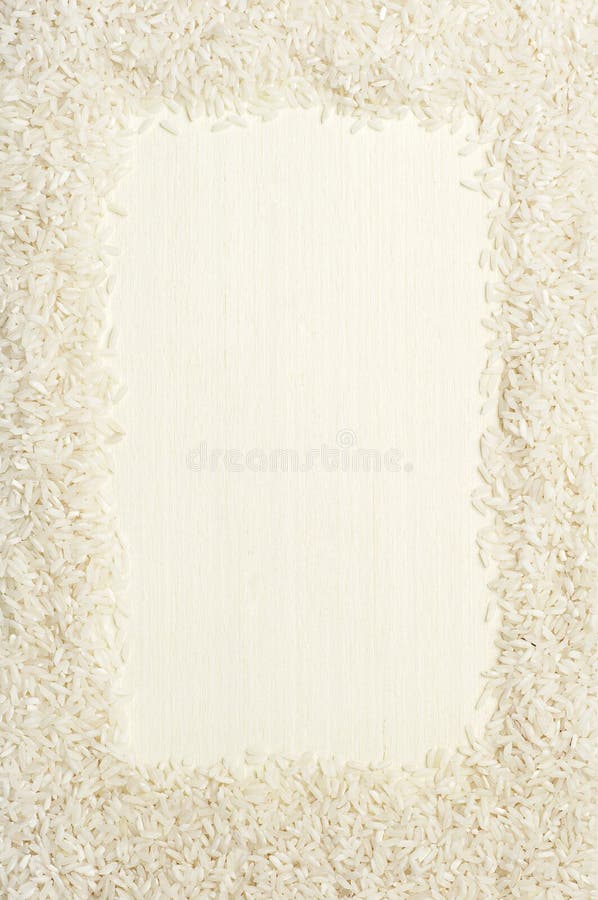Frame with rice stock image. Image of background, wooden - 34724857