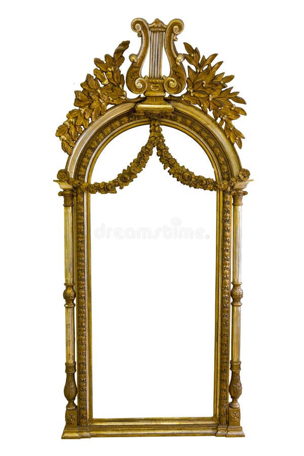 Frame with Rich Decorations Stock Photo - Image of wood, antique: 148115096