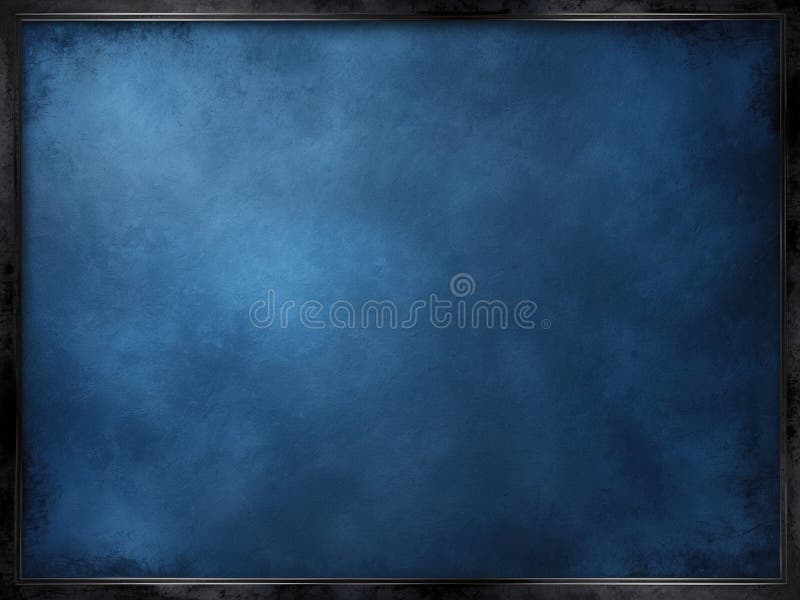 Frame Rich Solid Blue Background with a Subtle Borders Stock ...