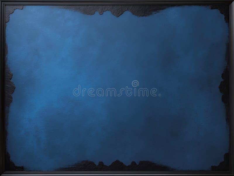 Frame Rich Solid Blue Background with a Subtle Borders Stock ...