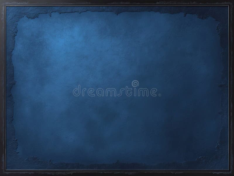 Frame Rich Solid Blue Background with a Subtle Borders Stock ...