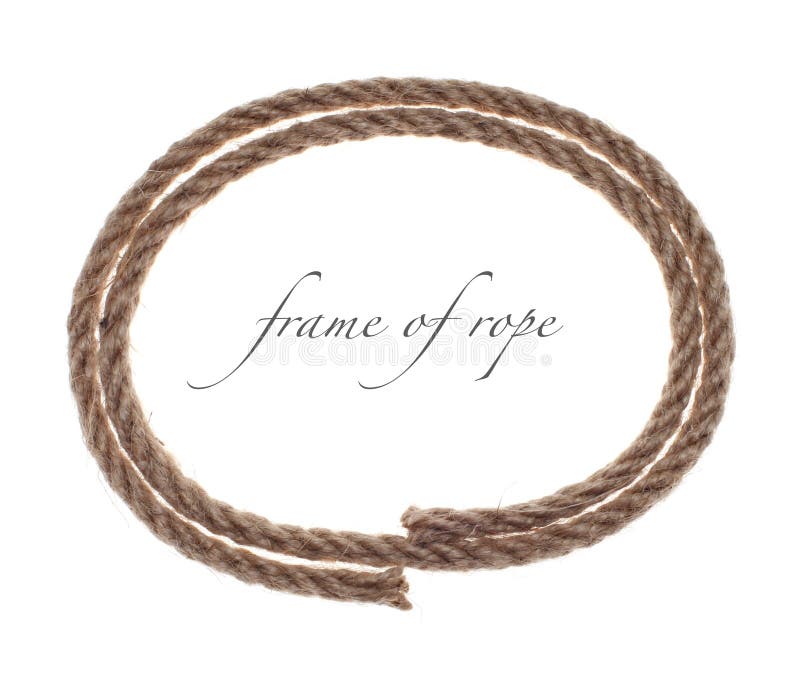 Frame of rope stock image. Image of curve, element, text - 29483261