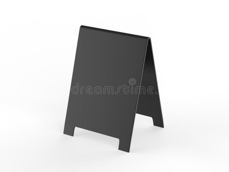 A-frame Sandwich Boards for Design Mockup and Presentation. Stock Image ...