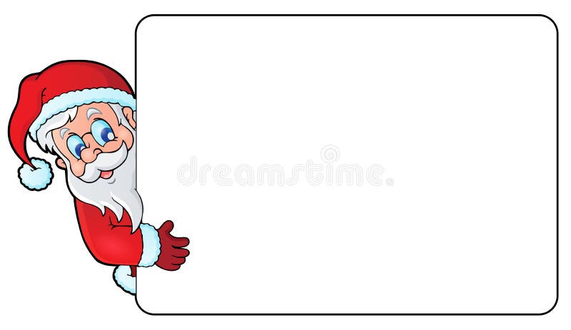 Frame with Santa Claus Theme 3 Stock Vector - Illustration of look ...