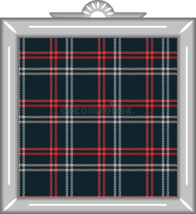 Frame with Scottish Plaid Texture Stock Vector - Illustration of ...