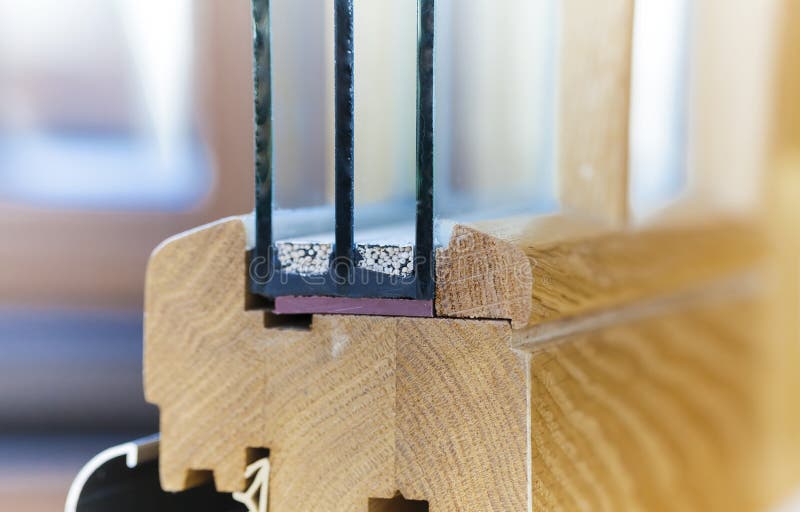 Frame Sectional Window Profile Glass Stock Photo - Image of cross ...