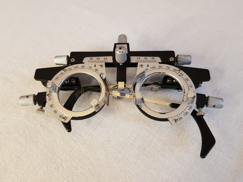 Frame for Selection of Medical Lenses. Stock Photo - Image of frame ...