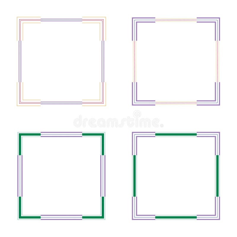 Flat Outline Multicolor Pattern Stock Illustrations – 930 Flat Outline ...