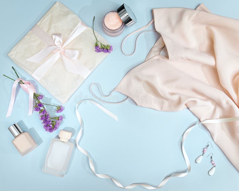 Frame from Set of Professional Decorative Cosmetics Stock Image - Image ...