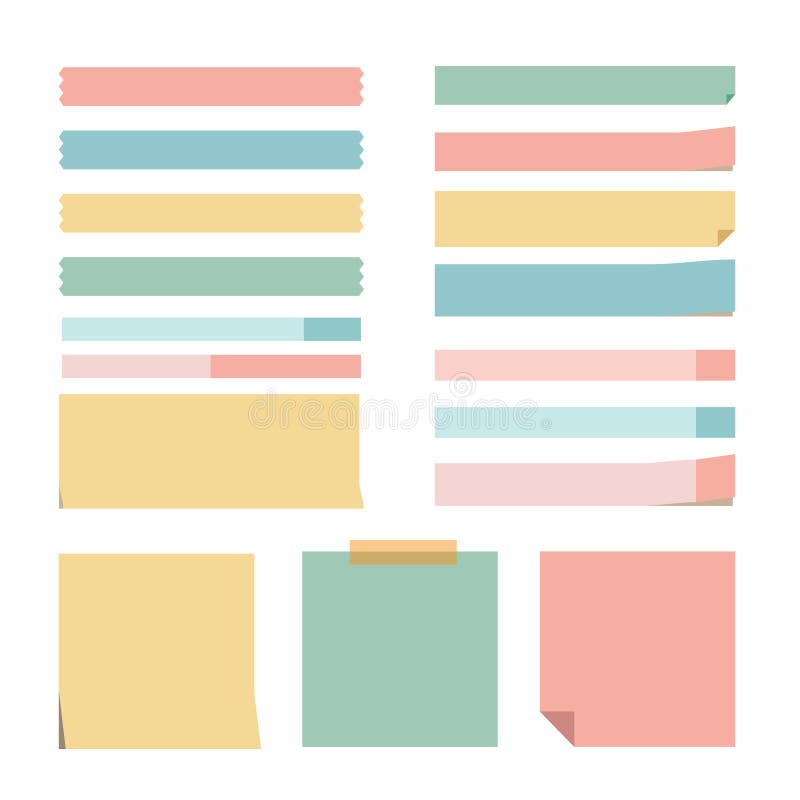 Sticky Notes Diagram Stock Illustrations – 253 Sticky Notes Diagram ...