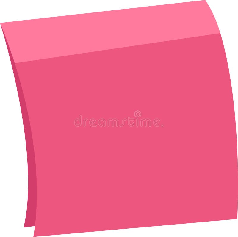 Frame Set of Sticky Notes. Vector Illustration for Note, Paper ...