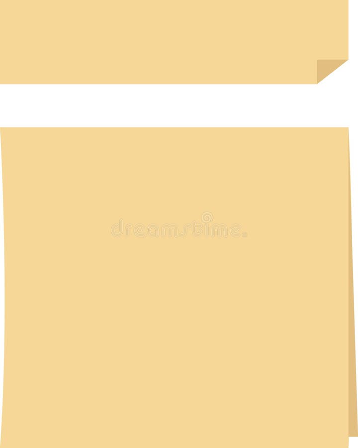 Frame Set of Sticky Notes. Vector Illustration for Note, Paper ...