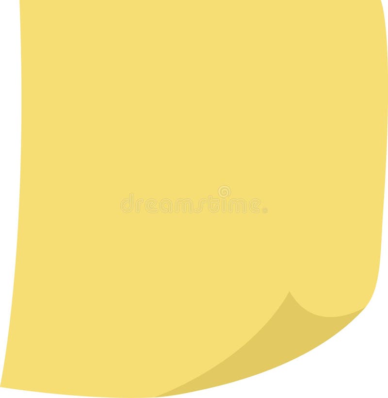 Frame Set of Sticky Notes. Vector Illustration for Note, Paper ...