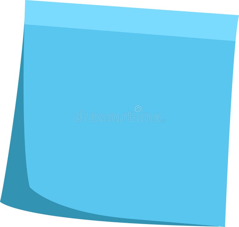 Frame Set of Sticky Notes. Vector Illustration for Note, Paper ...