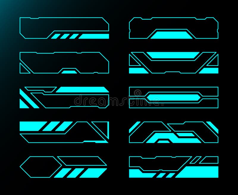 Control Panel Abstract Technology Futuristic Interface Hud Background ...