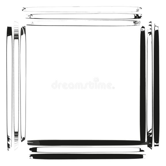 Frame Shape Icon. Parallel Line Figure. Vector Rectangular Form ...