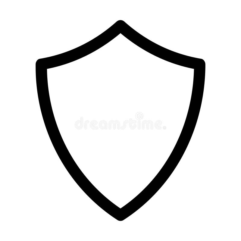 Frame Shield Icon Element, Outline Border Grunge Shape Icon, Decorative ...