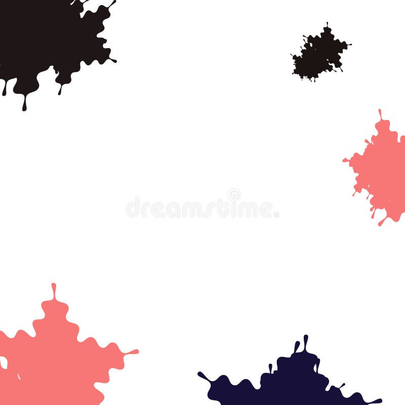 Frame Spots of Different Colors Stock Illustration - Illustration of ...