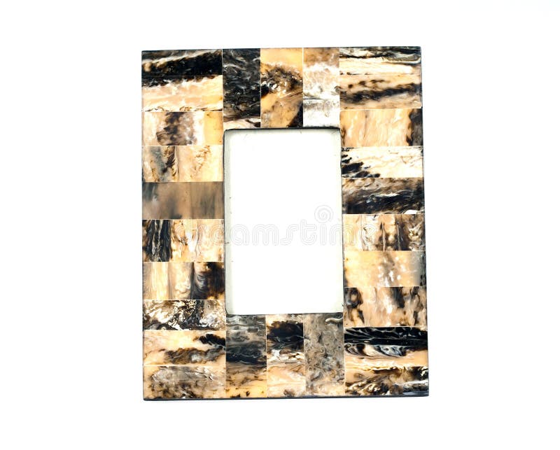 Frame from a Stone on White Stock Image - Image of expose, stone: 12422409