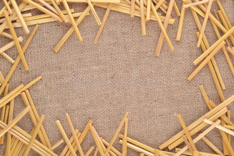 Frame of straw stock photo. Image of retro, border, fabric - 36090850