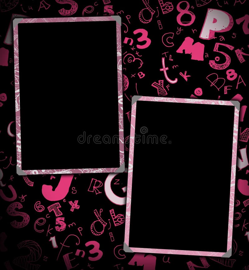 Frame in street style stock illustration. Illustration of drawing ...