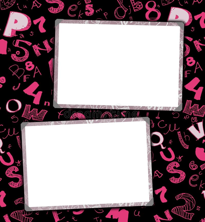 Frame in street style stock illustration. Illustration of modern - 10842293