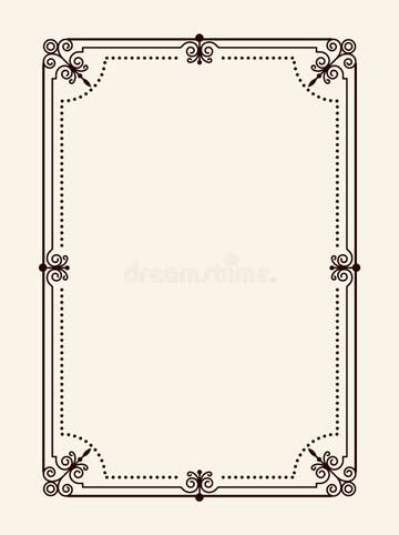Rectangular Swirl Frame Stock Illustrations – 837 Rectangular Swirl ...