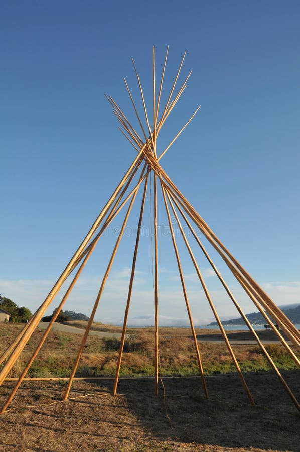 Frame Of A Teepee Structure As It Is Built Picture. Image: 21285827