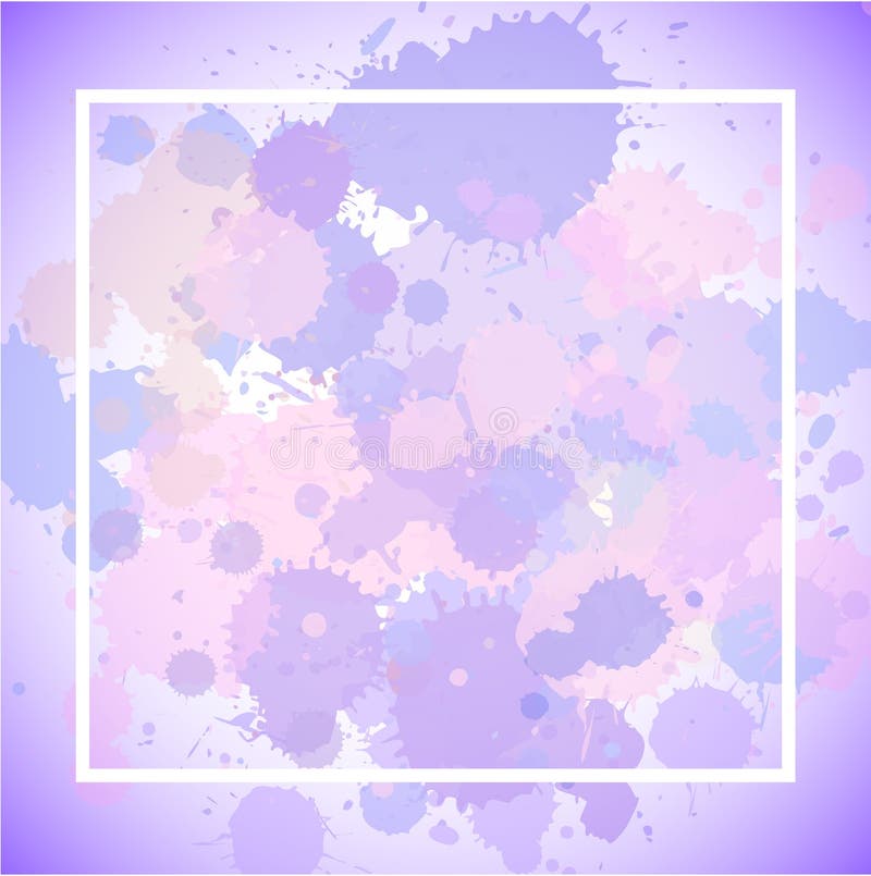 Frame Template Design with Purple and Pink Background Stock ...