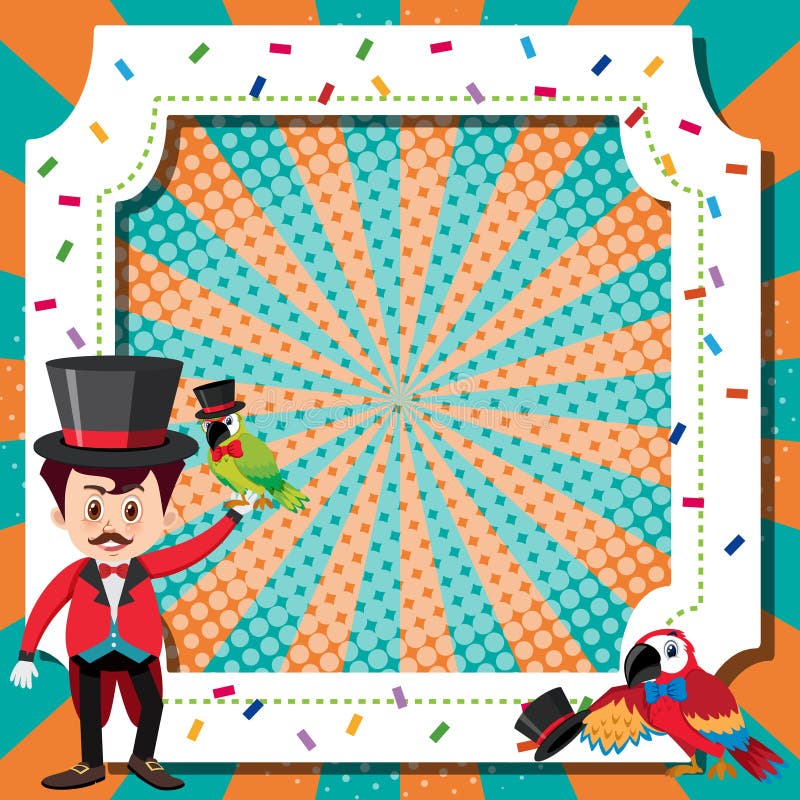 Ring Master Elephant and Circus Stock Vector - Illustration of ...