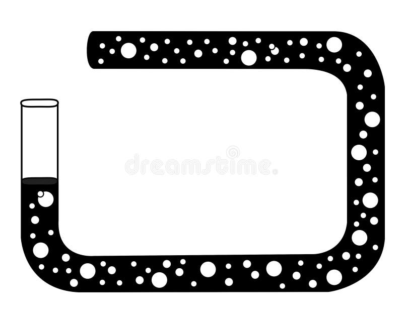 Frame - test tube stock illustration. Illustration of tube - 132384212