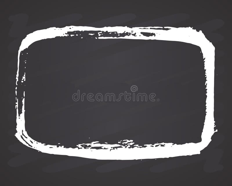 Frame or Text Box, Grunge Textured Hand Drawn Elements Set, Vector ...