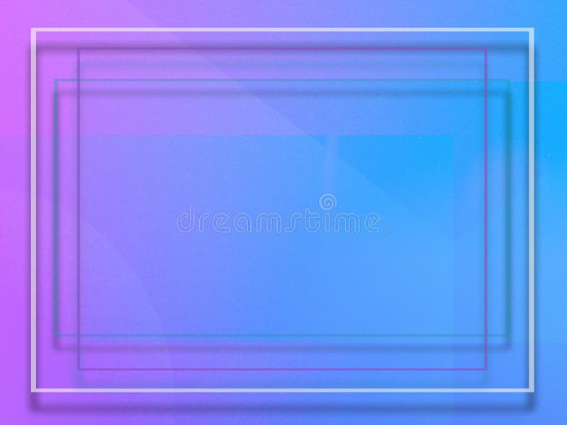 Frame for Text in Light Blue and Violet Colors. IV Stock Image - Image ...