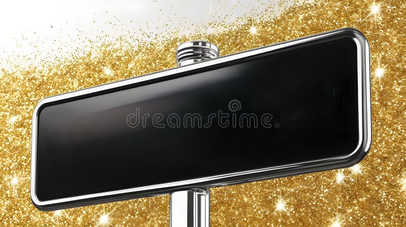 Frame for Text, Rectangular Road Sign Mockup with Free Text and Image ...