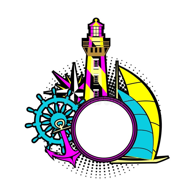 Frame for text Sea stock vector. Illustration of message - 69702568