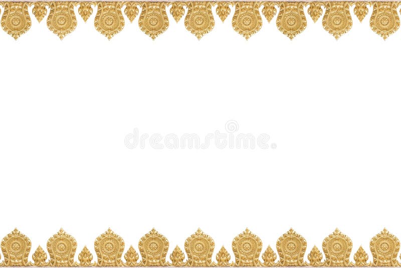 The Frame of Thai Ancient Art Stock Image - Image of pattern ...