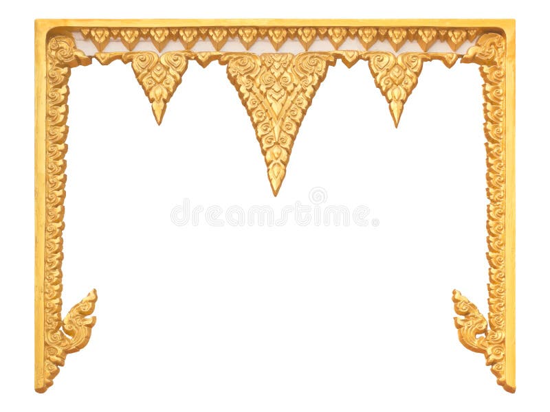 Frame Of Thai Ancient Art Stock Photography - Image: 33159122