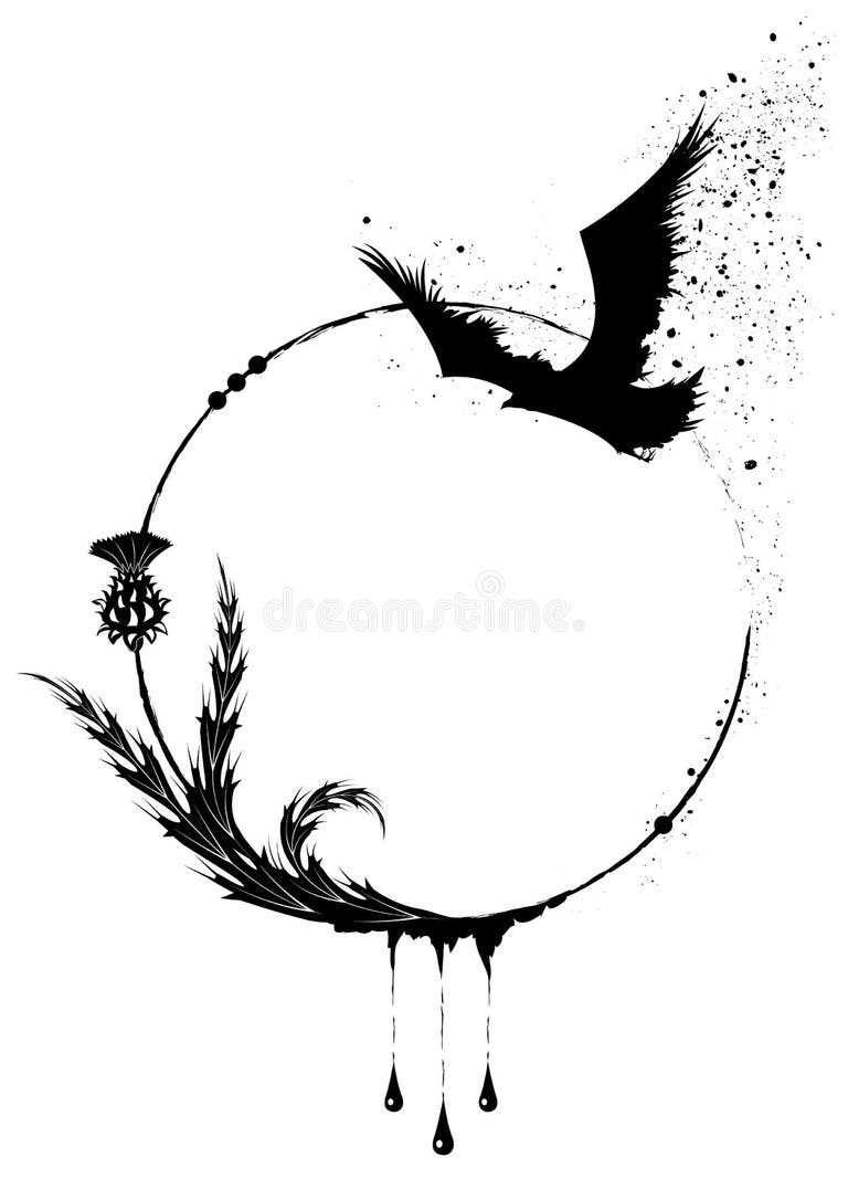 Raven Border Stock Illustrations – 236 Raven Border Stock Illustrations ...