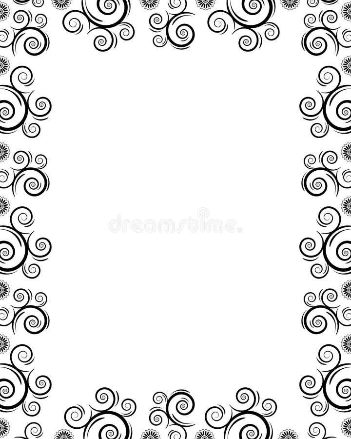 Letter frame stock illustration. Illustration of borders - 315984