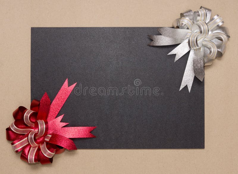 Frame with two ribbons stock photo. Image of vibrant - 47621936